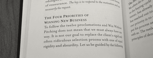The Four Priorities of Winning New Business | Win Without Pitching